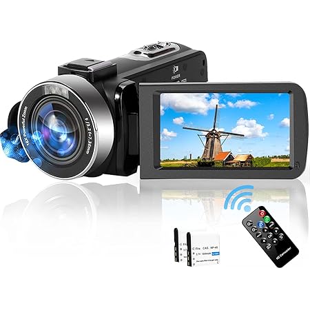 Amazon.com : Video Camera Camcorder Full HD 1080P 30FPS 24.0 MP IR ...