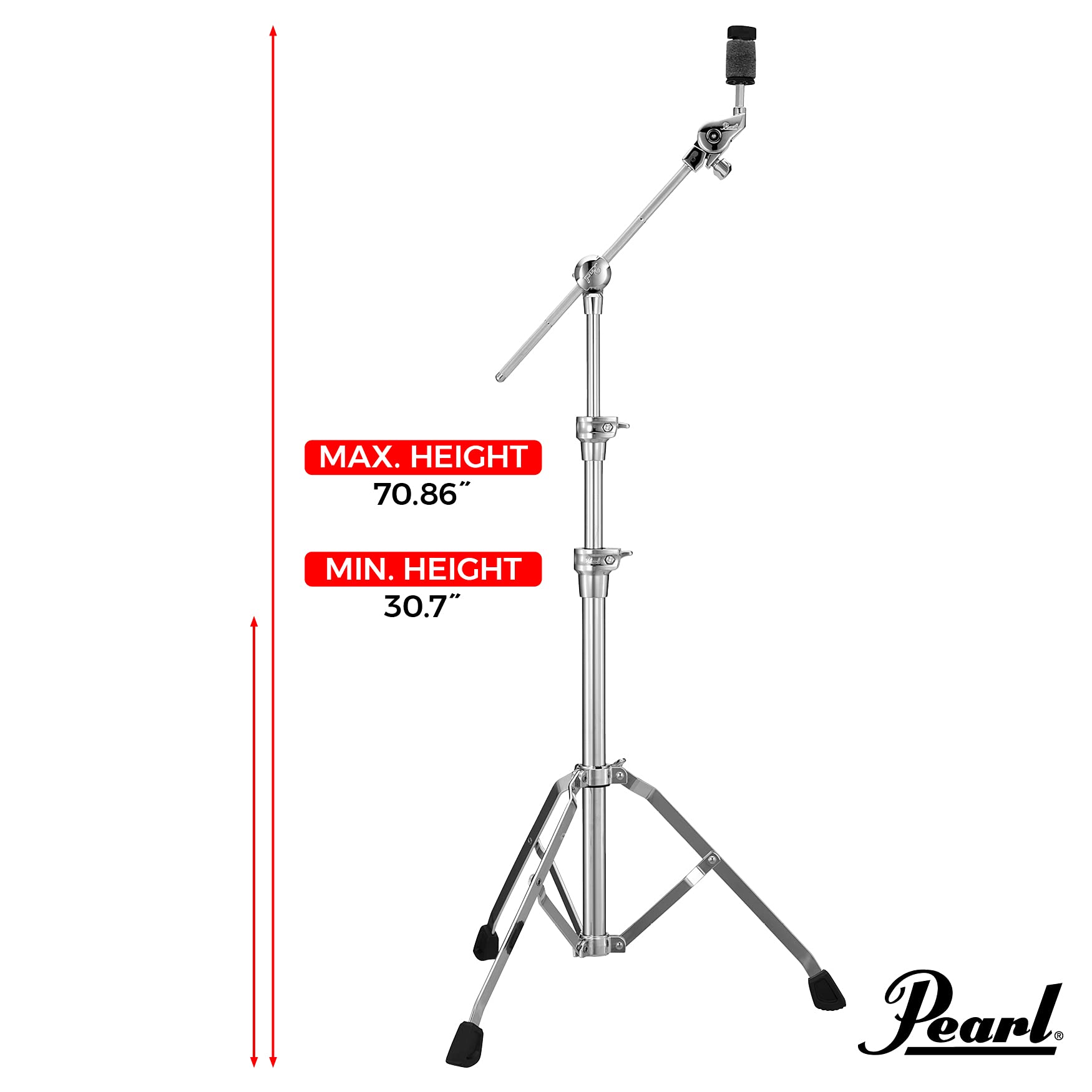 Snapklik.com : Pearl Boom Cymbal Stand