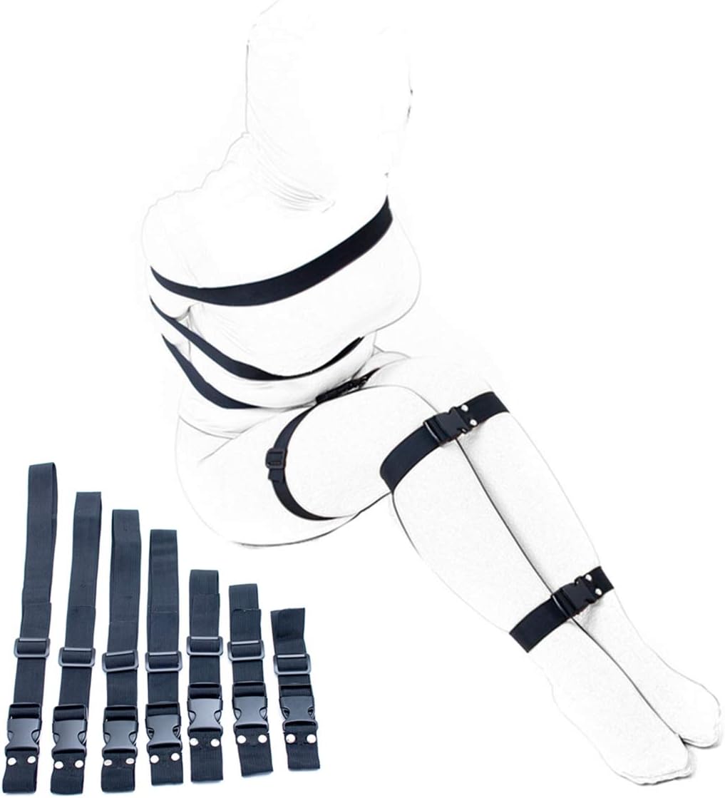 Amazon.com: Leather Body Harness,Adjustable Belts Wrist Leg Body Tie ...