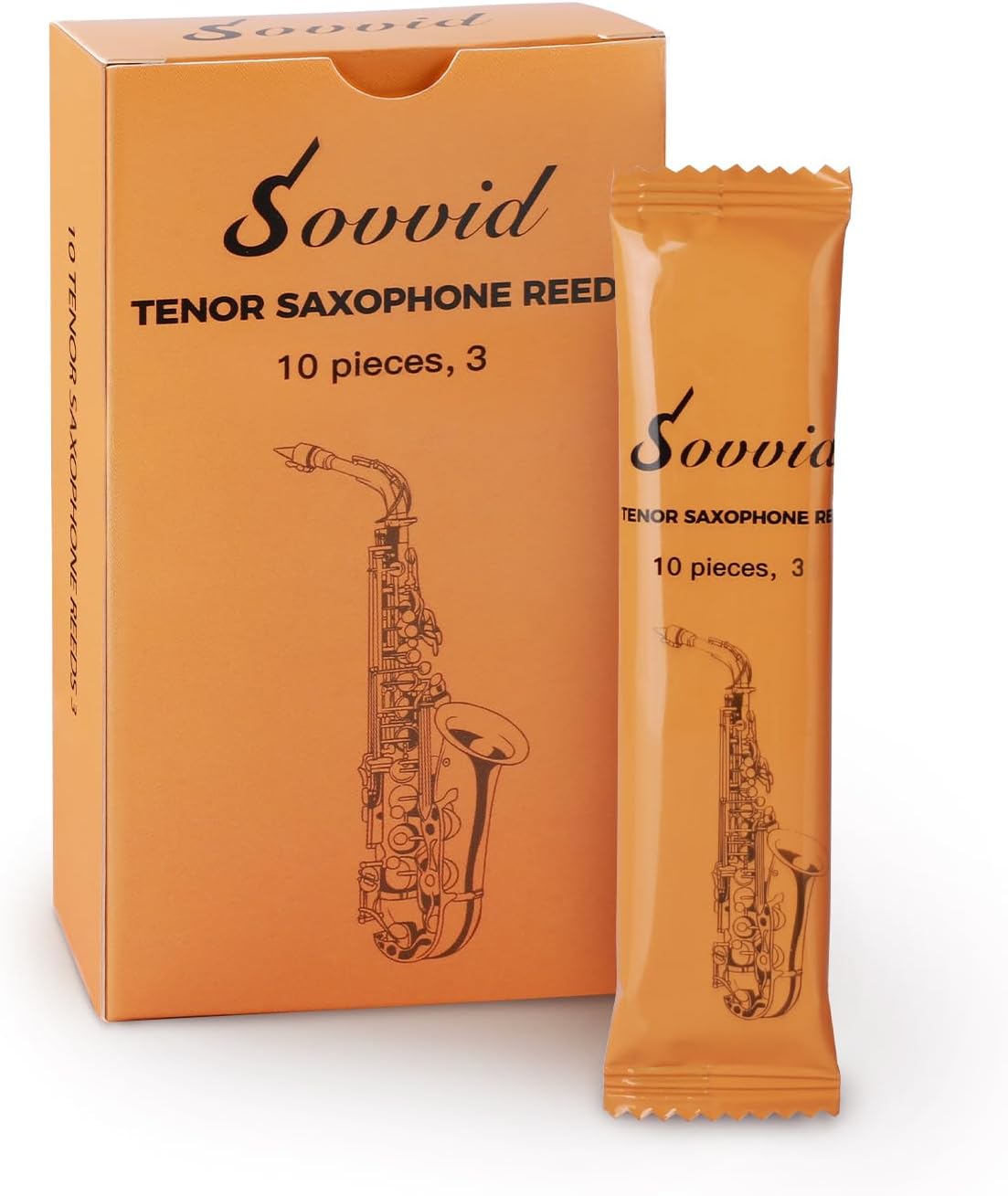 Amazon.com: Glory Tenor Saxophone Sax Reeds Size 2.5, Strength 2 1/2 ...