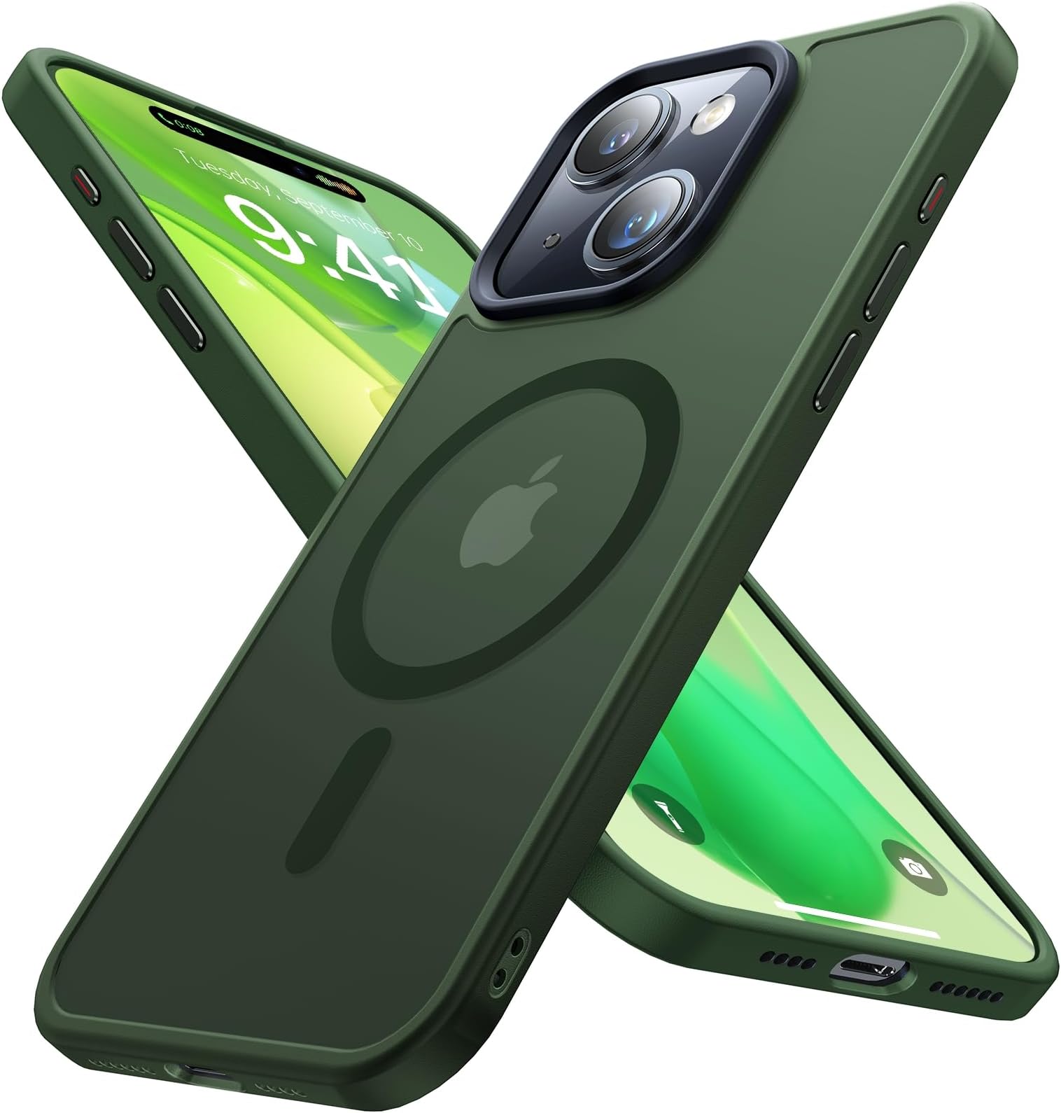 Amazon.com: CHEZEAL Magnetic for iPhone 15 Case [Compatible with ...