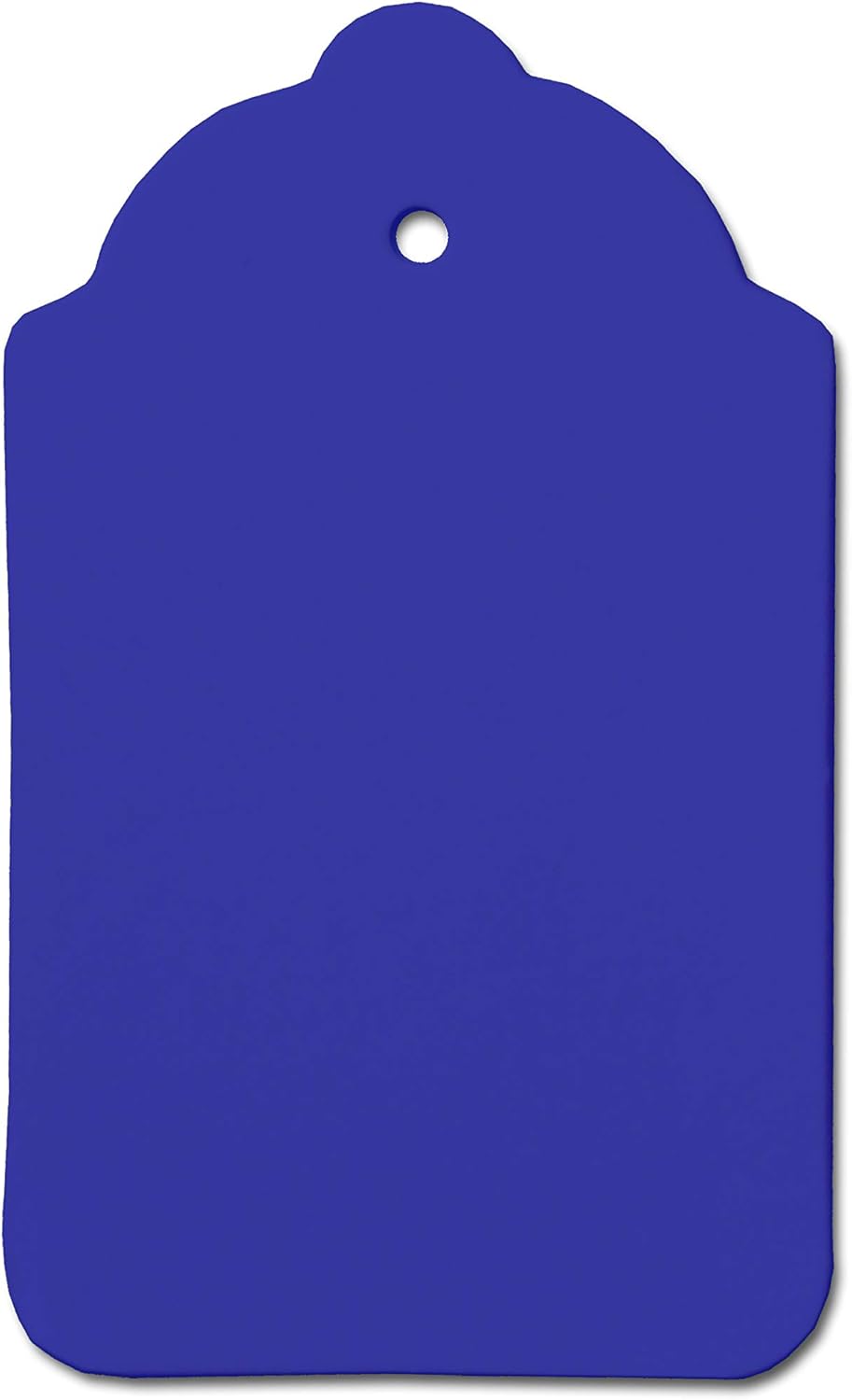 Swift Blue Gift Hang Tags Dome Shaped Kraft Card Paper Parcel Clothing ...