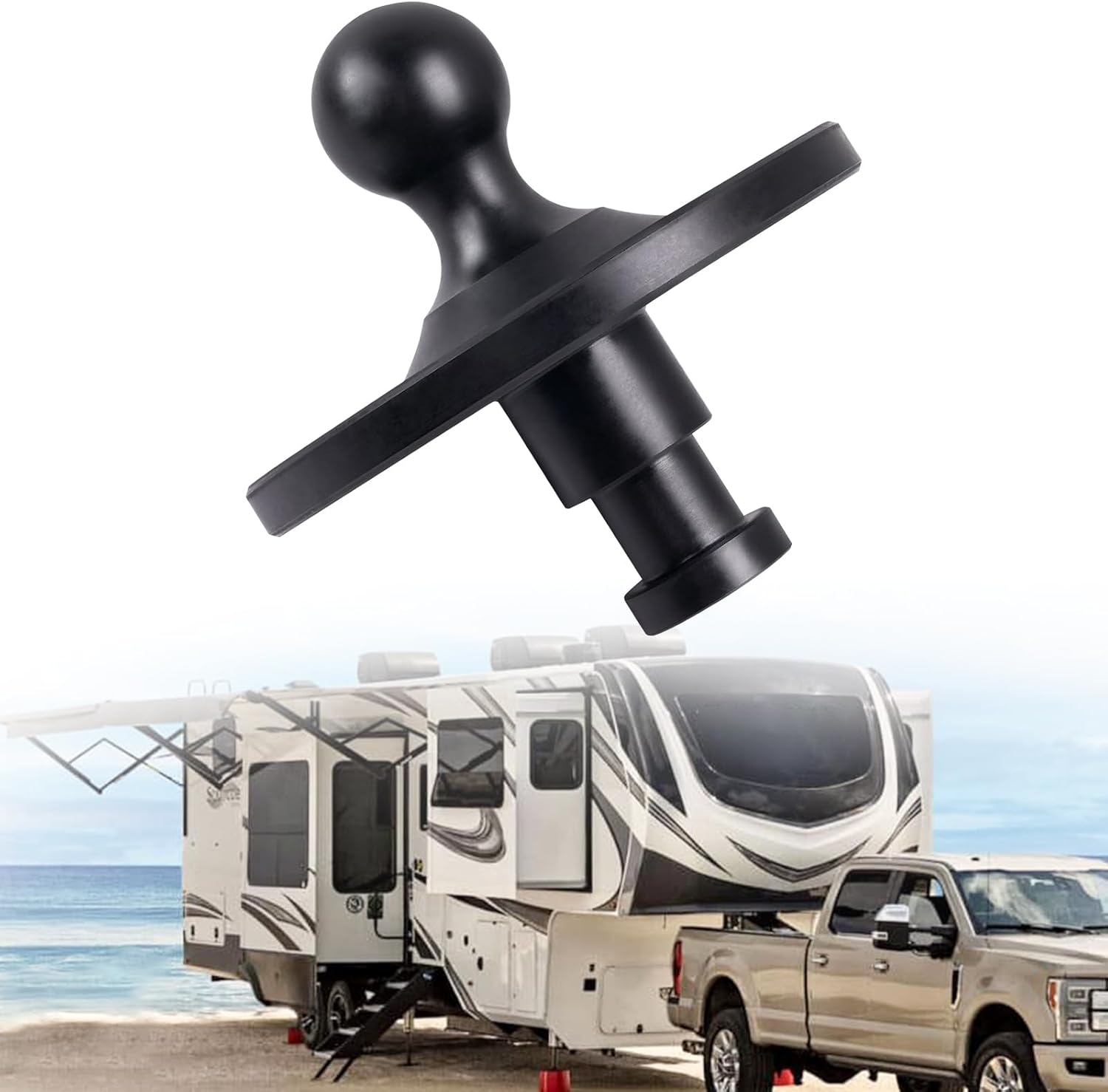 Amazon.com: Dilomber Gooseneck Ball AdapterHitch 2-5/16IN, Gooseneck ...