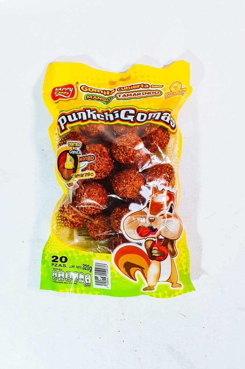 Las Delicias " Punkchigomas" Gomita Cubierta Mango y Tamarindo, Paquete ...