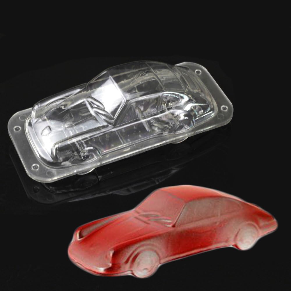 Amazon.com: 3D Car Shape Plastic Chocolate Mold PC Polycarbonate ...