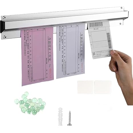 Paulsons Hospitality Aluminium Matt Design Paper Ticket Holder/Receipt ...