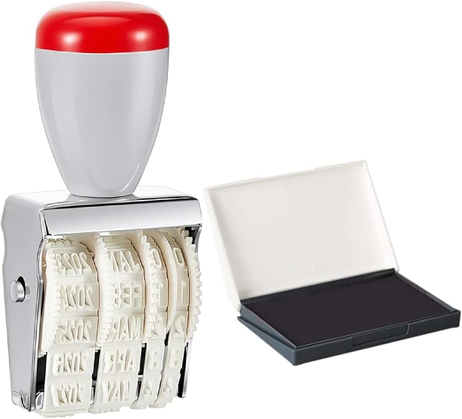 Amazon.com : IETFULL 1.5" Rubber Stamp Line Dater, Date Stamp, Office ...