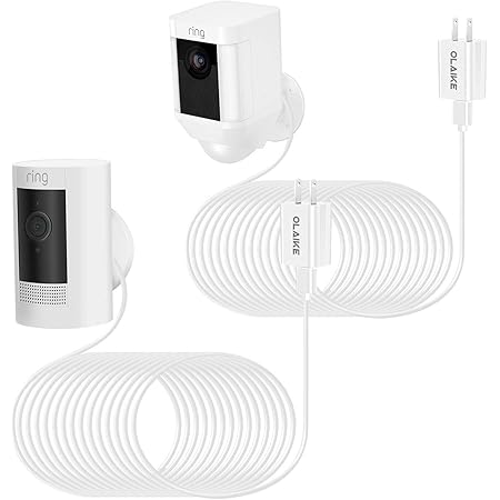 Amazon.com: Power Adapter for Ring Spotlight Cam Battery, with 25Ft/7 ...
