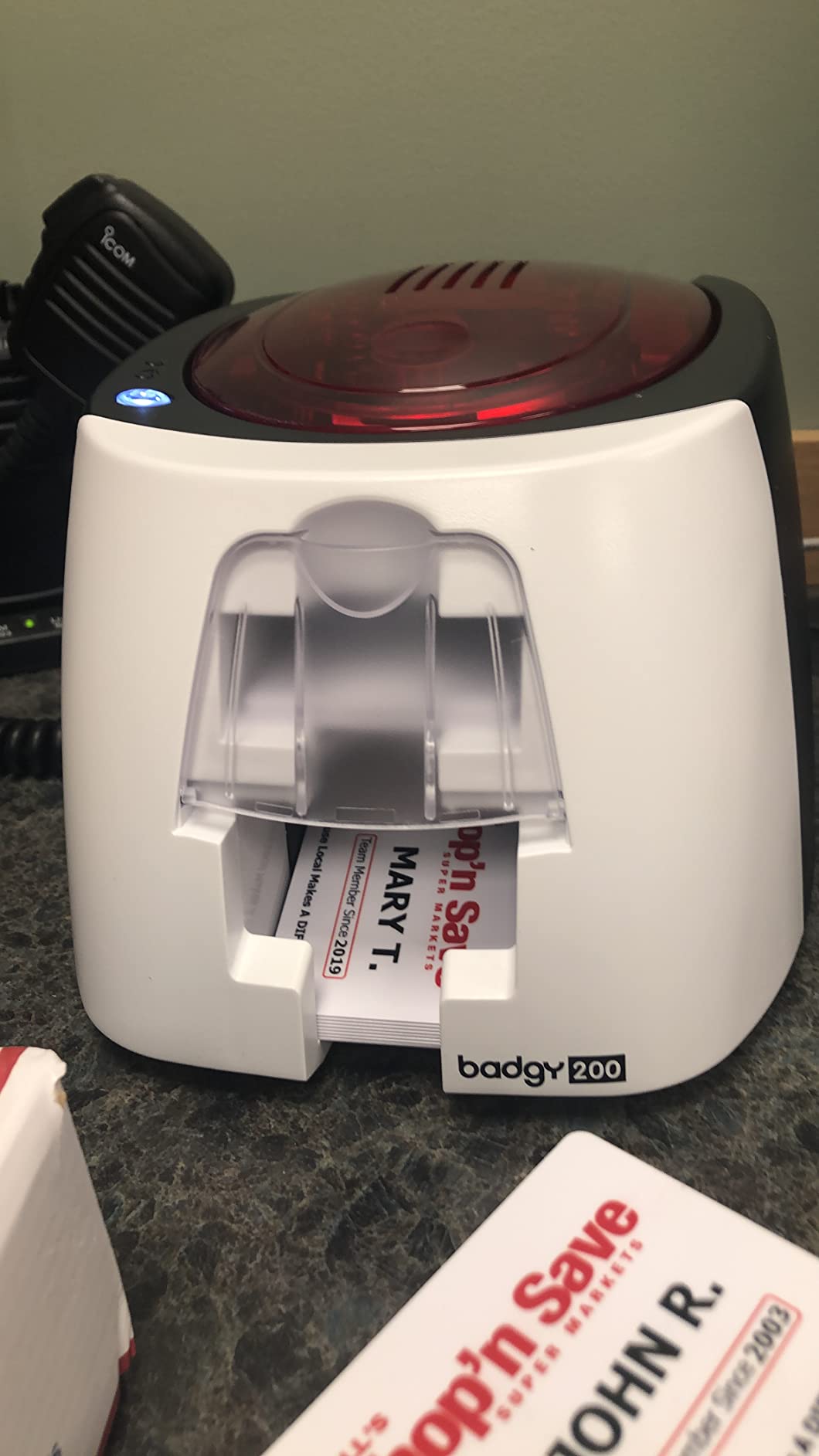 $25/mo - Finance Bodno Badgy200 Color Plastic ID Card Printer with ...