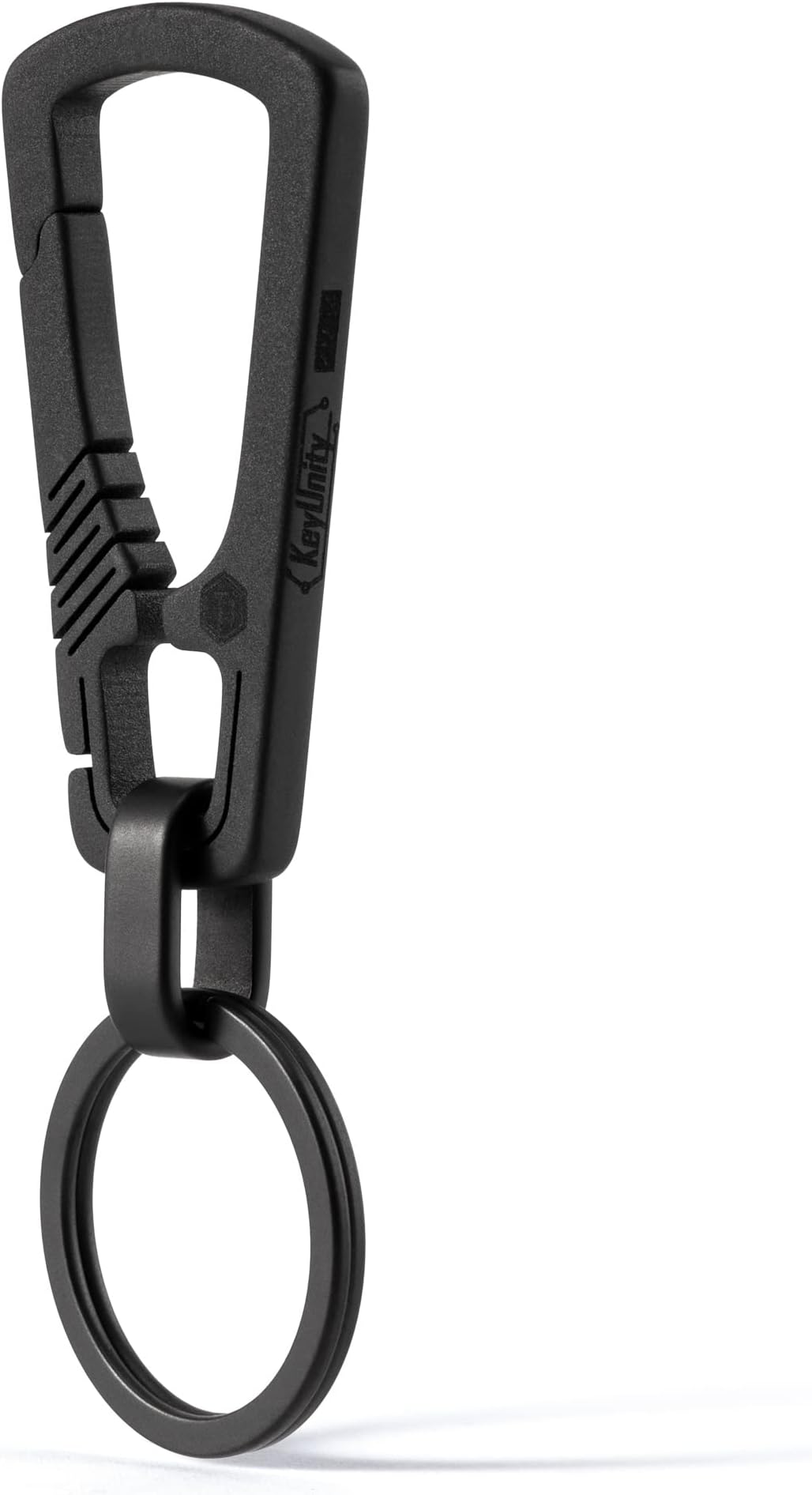 KeyUnity KM04 Titanium Carabiner Keychain Clip, Quick Release EDC Key ...