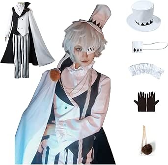 Amazon.com: AKTOTO Nikolai Gogol Cosplay Cape Vest Halloween Costume ...