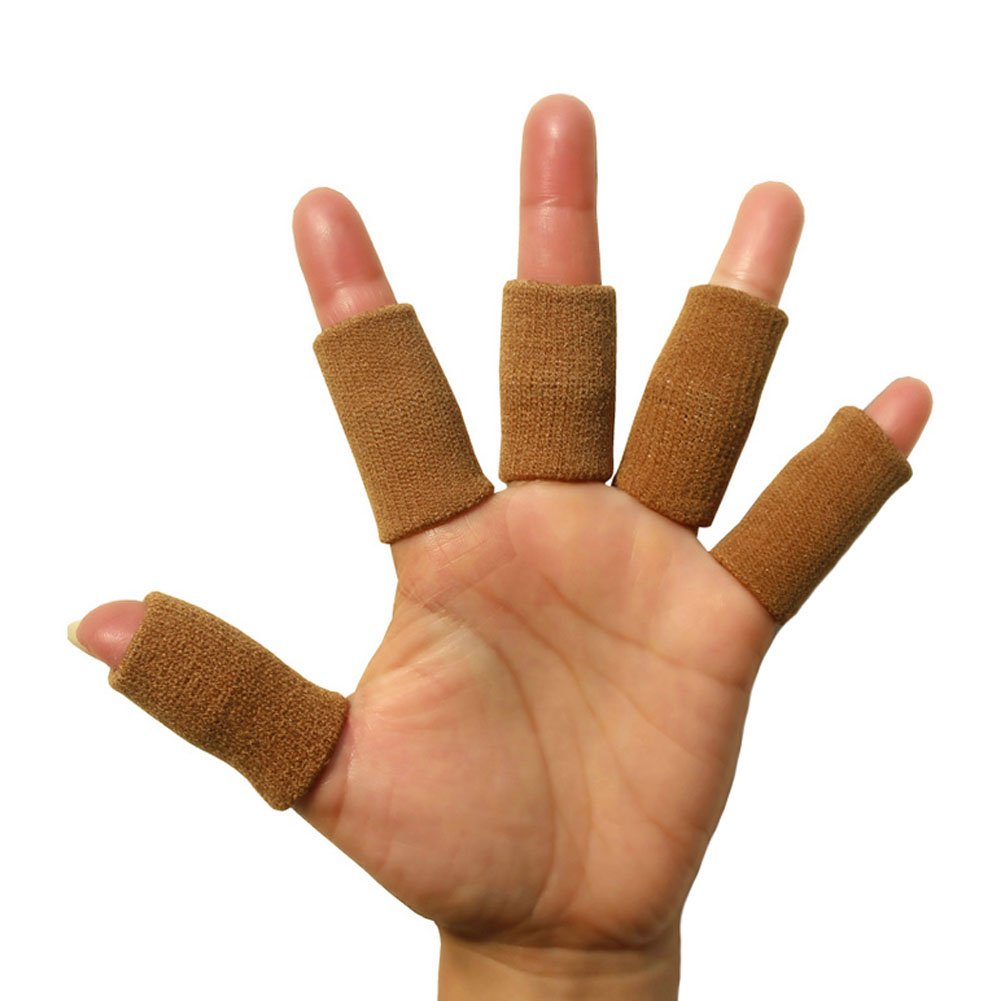 Amazon.com: Kylin Express 5PCS Sports Elastic Finger Sleeve Protector ...