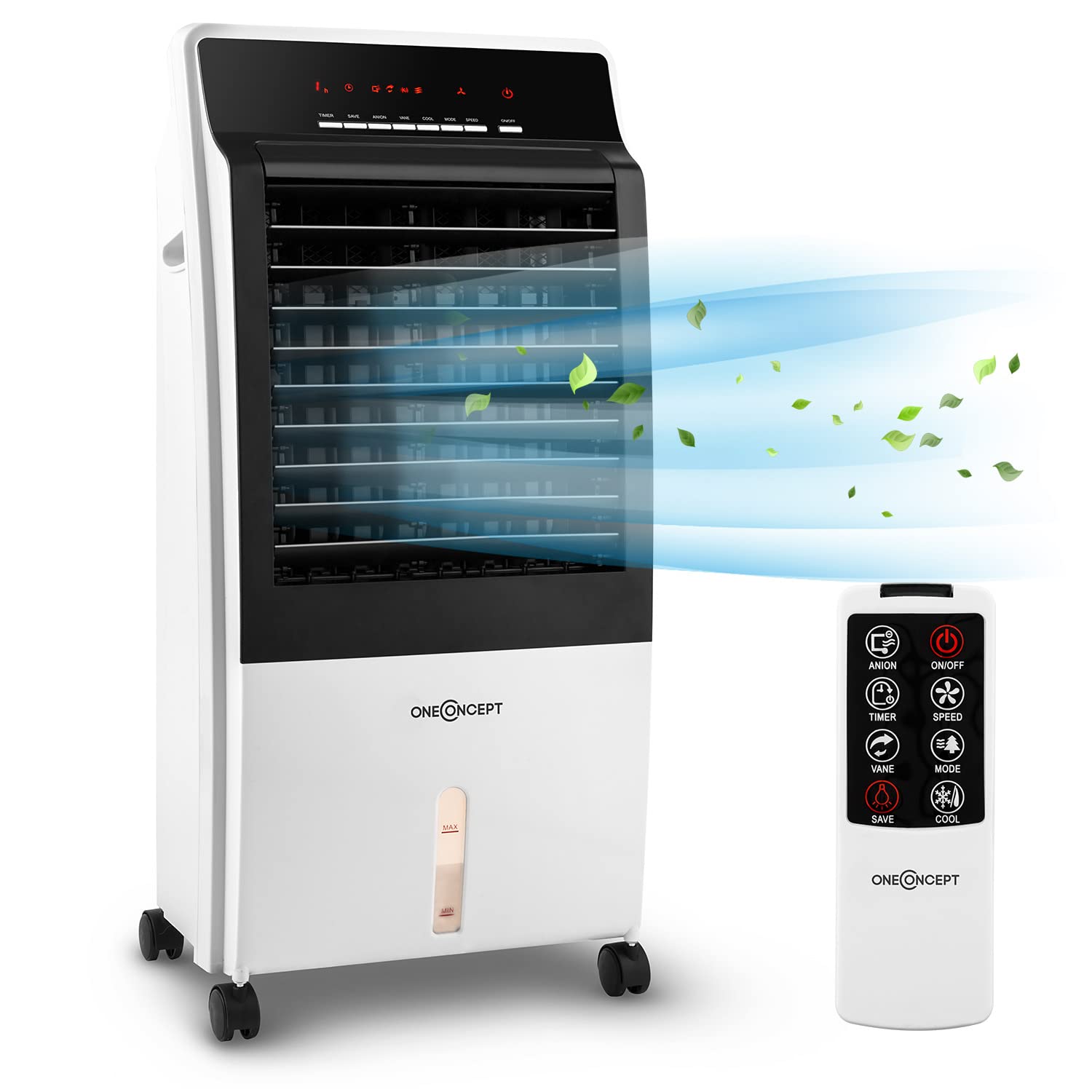 Buy OneConcept 4-in-1 Air Cooler, Fan, Humidifier, Purifier / Ioniser I ...