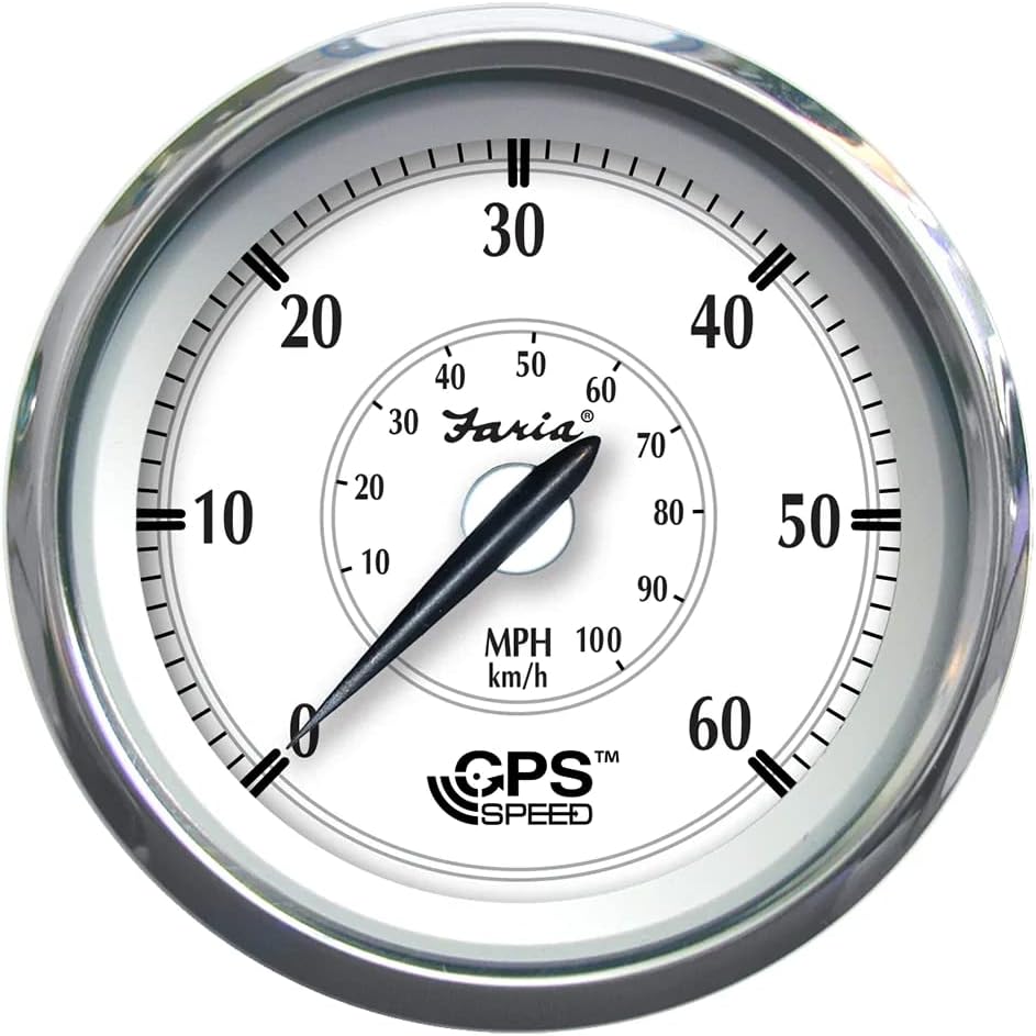 Amazon.com: Faria Beede Instruments Newport SS 4 Inch Speedometer (60 ...