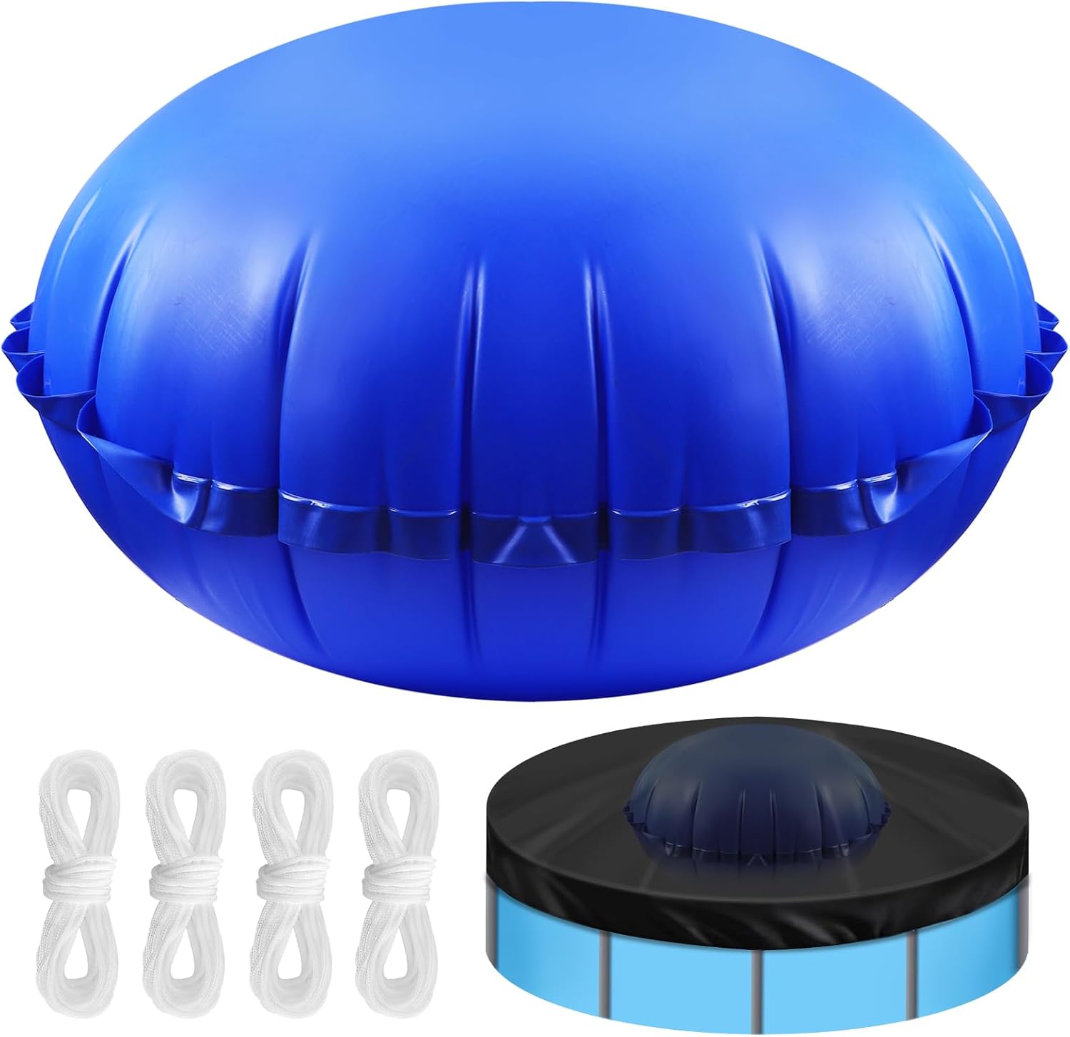 Amazon.com : Liengoron 5 ft Pool Pillows Winter Air Pillow for Above ...