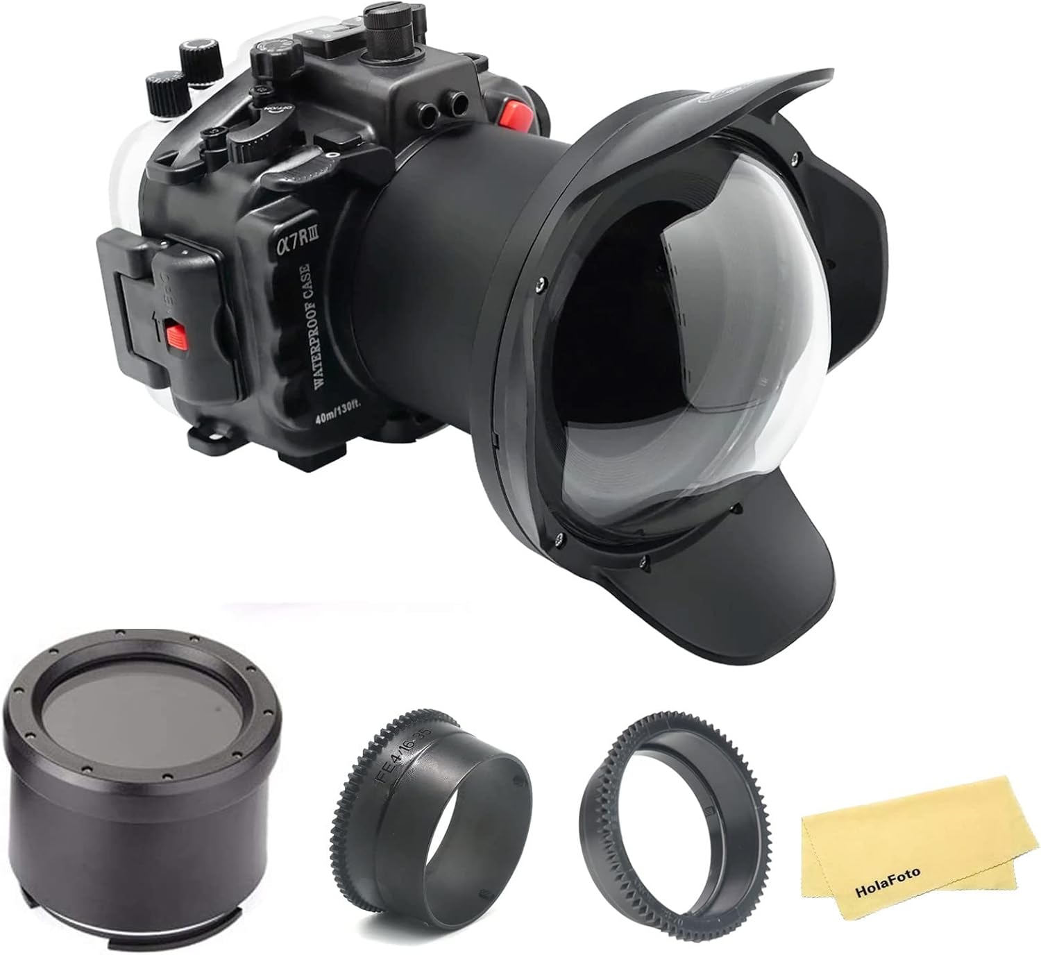 Amazon.com : Seafrogs [40m/130ft] Underwater Camera Housing Diving Case ...