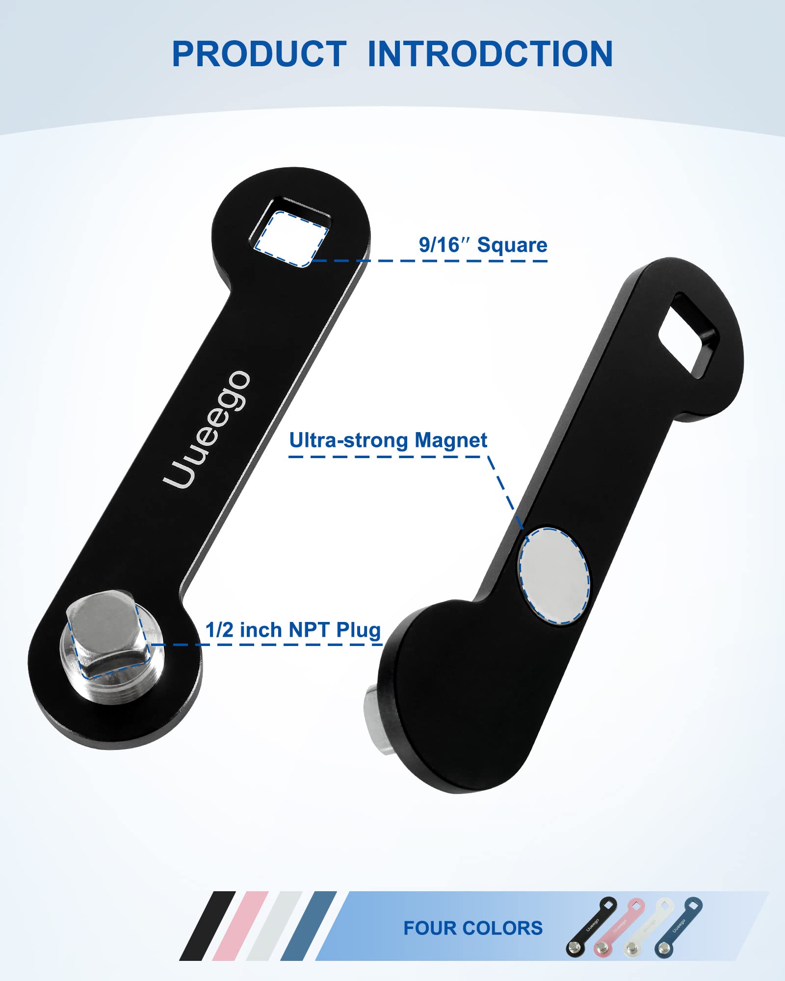 Snapklik.com : uueeGo Non Corrosive Aluminum Boat Drain Plug Wrench