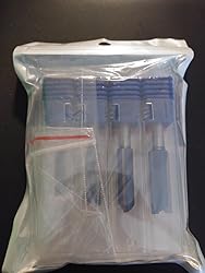 Wolfride 4pcs Straight Cut Router Bits 1/4-Inch Shank Double Flute ...