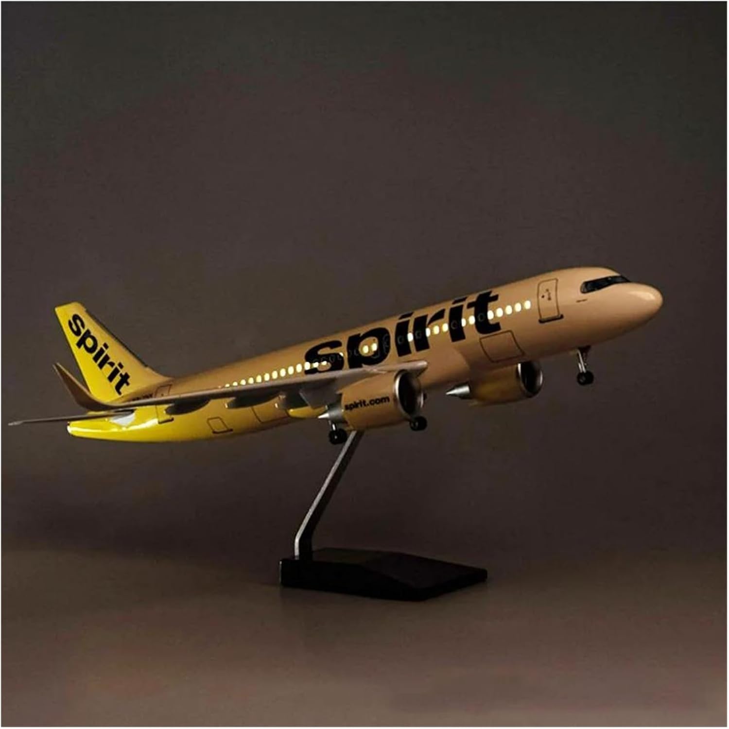 Amazon.com: HADLAM Pre-Built Model Aircraft 1 80 for Spirit Airlines ...