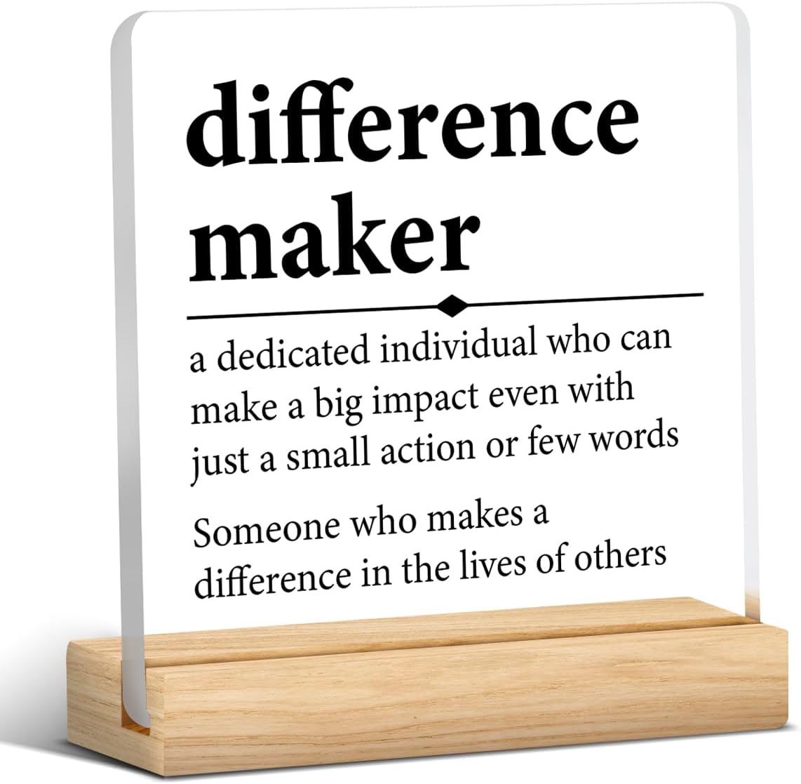 Amazon.com: Difference Maker Gift, Thank You Gifts for Boss Teacher ...