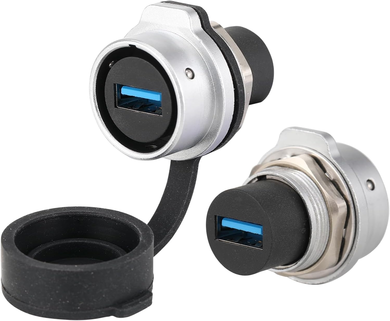 Amazon.com: PENGLIN 2PCS USB2.0 Male to Female Panel Mount Connector ...