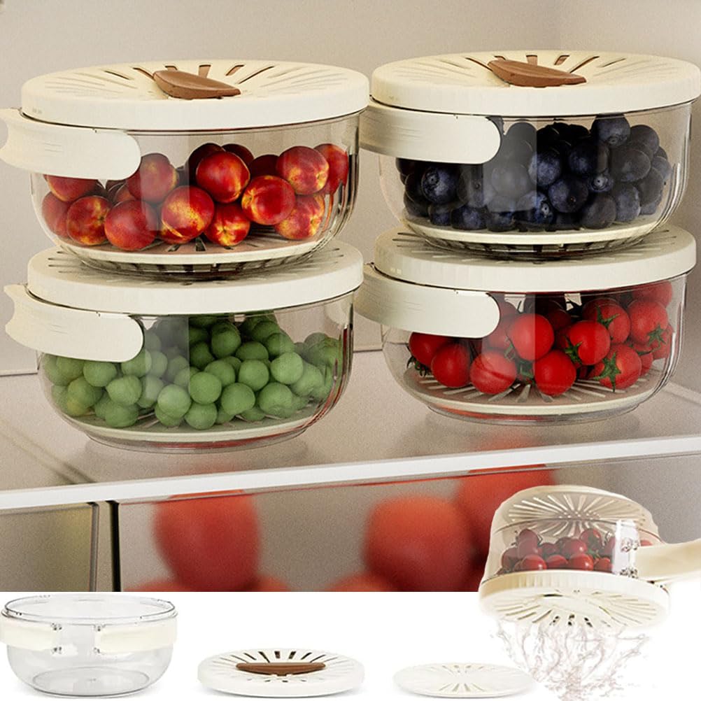 Amazon.com: Multifunctional Fruit And Vegetable Washing Bowl,Fruit ...