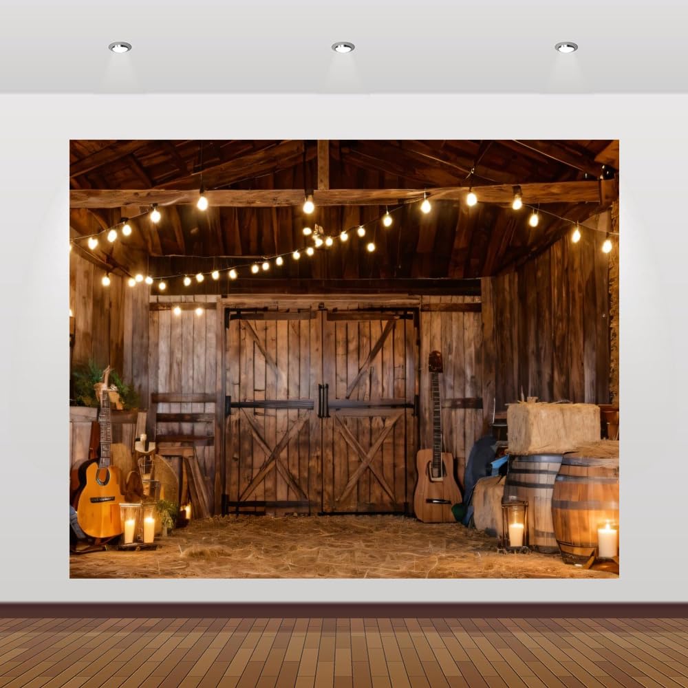 Amazon.com : Western Cowboy Backdrop 10x8ft Western Party Banner ...