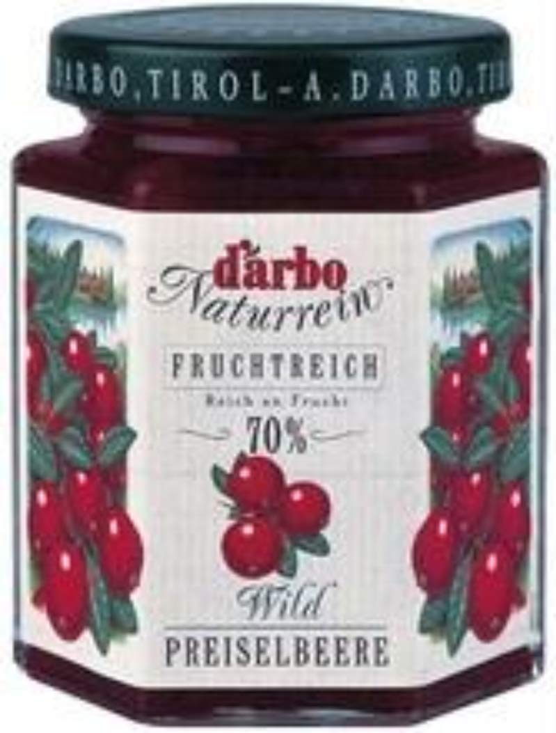 Amazon.com : D'Arbo Fruit Spread - Wild Lingonberries - 6 - 14.1 oz ...