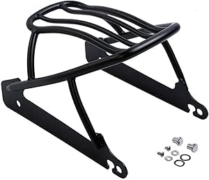Motorcycle Rear Seat Carrier Motorcycle Solo Rigid Luggage Rack for ...
