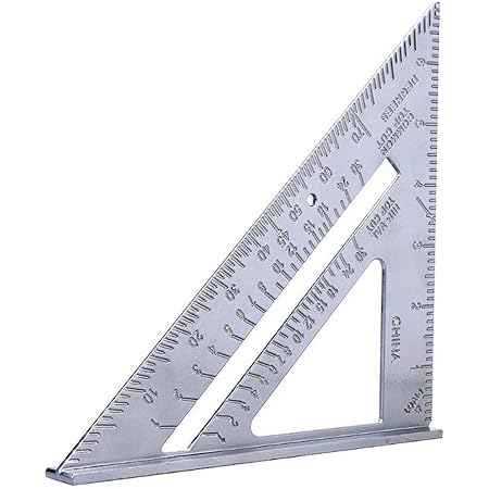 IKAAR Metal 7 Inches Rafter Square, Carpenter Square Aluminium Square ...