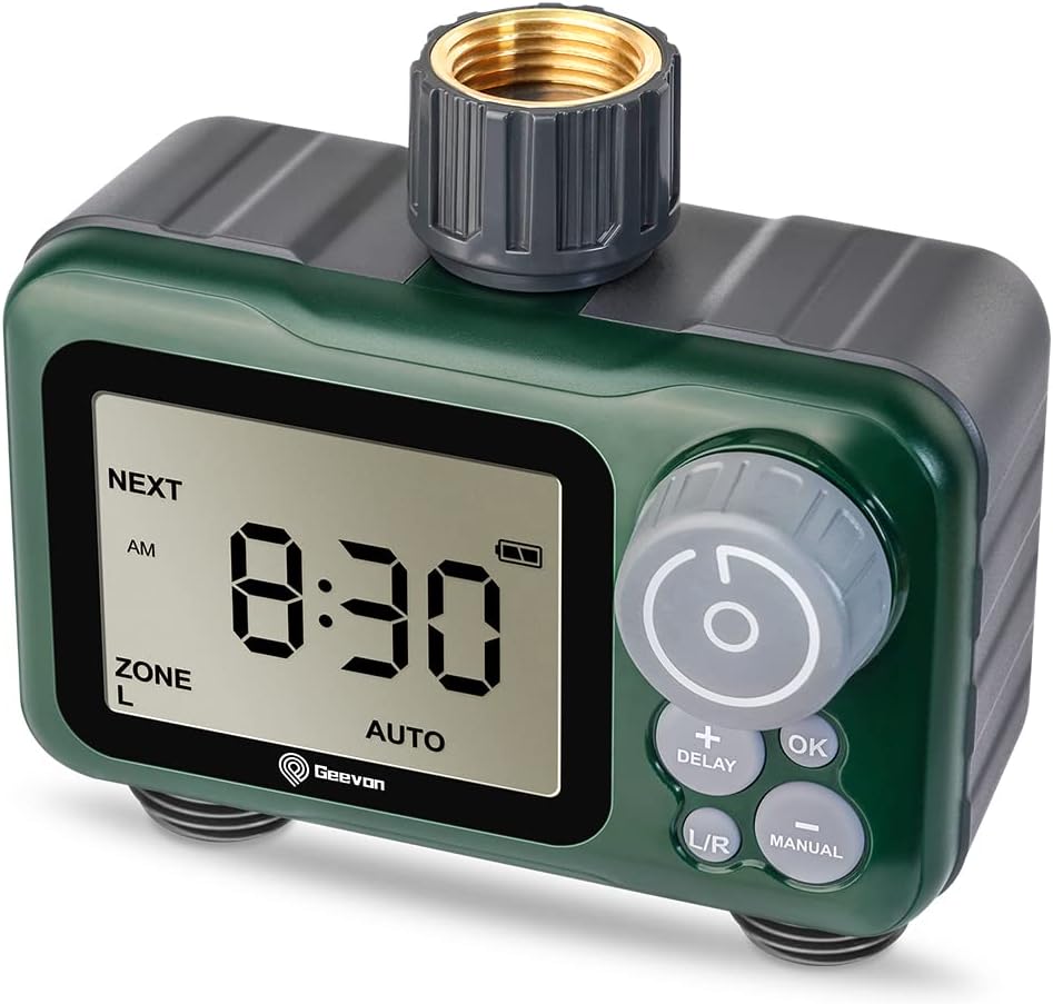Amazon.com: Geevon Sprinkler Timer with Brass Inlet Metal Thread ...