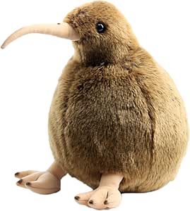 Amazon.com: WinAdiGoo Cute Furry Realistic Kiwi Bird Plush Doll Soft Stuffed Animal Toy 11 inch ...