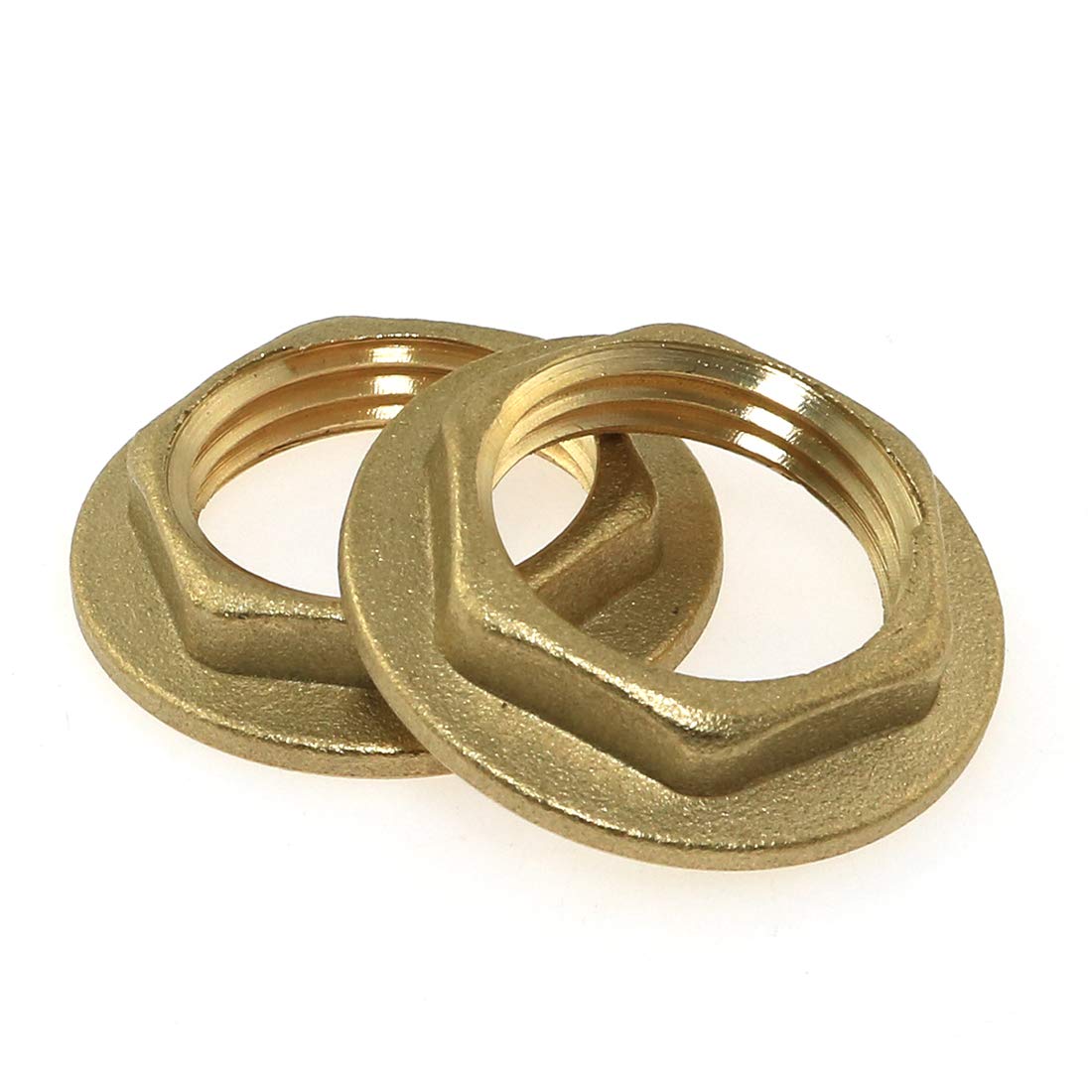 1 2 Lock Nut 4 Sets Of 1/2" NPT Brass Pipe Lock Nuts With Rubber ...