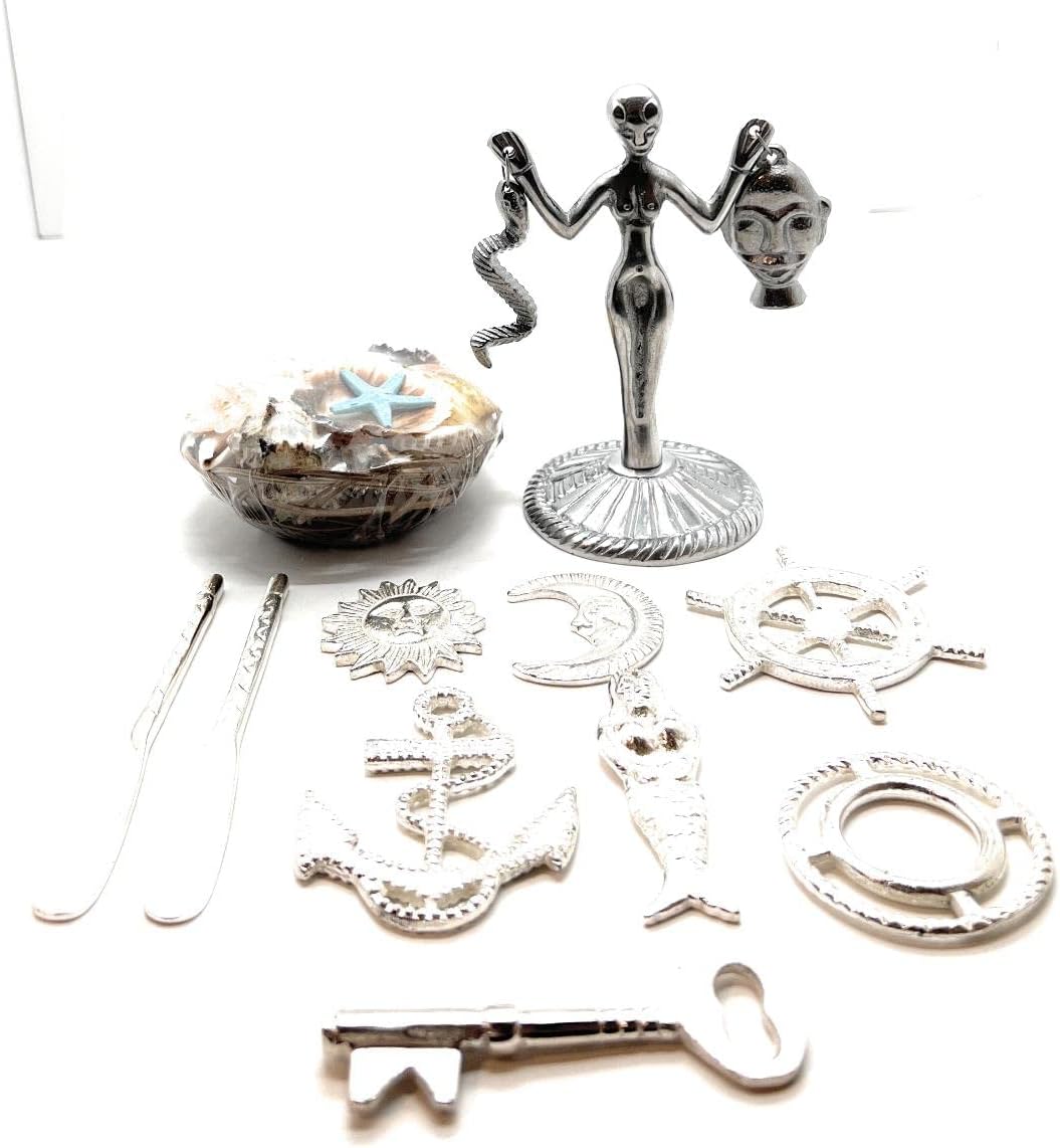 Amazon.com: Herramienta de Olokun con Carga Santeria OSHA Santo Ifa ...