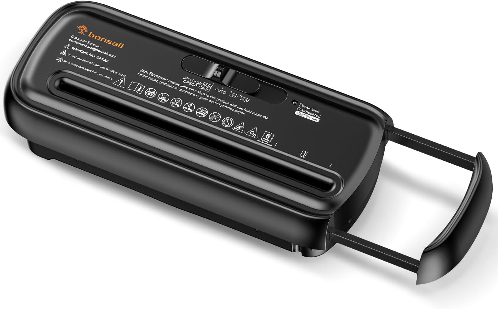 Amazon.com : Handheld Mini Portable USB Auto Paper Shredder Document ...