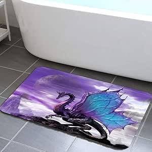 Amazon.com: Practical Doormat for Home Entrance Medieval Fantasy Purple ...