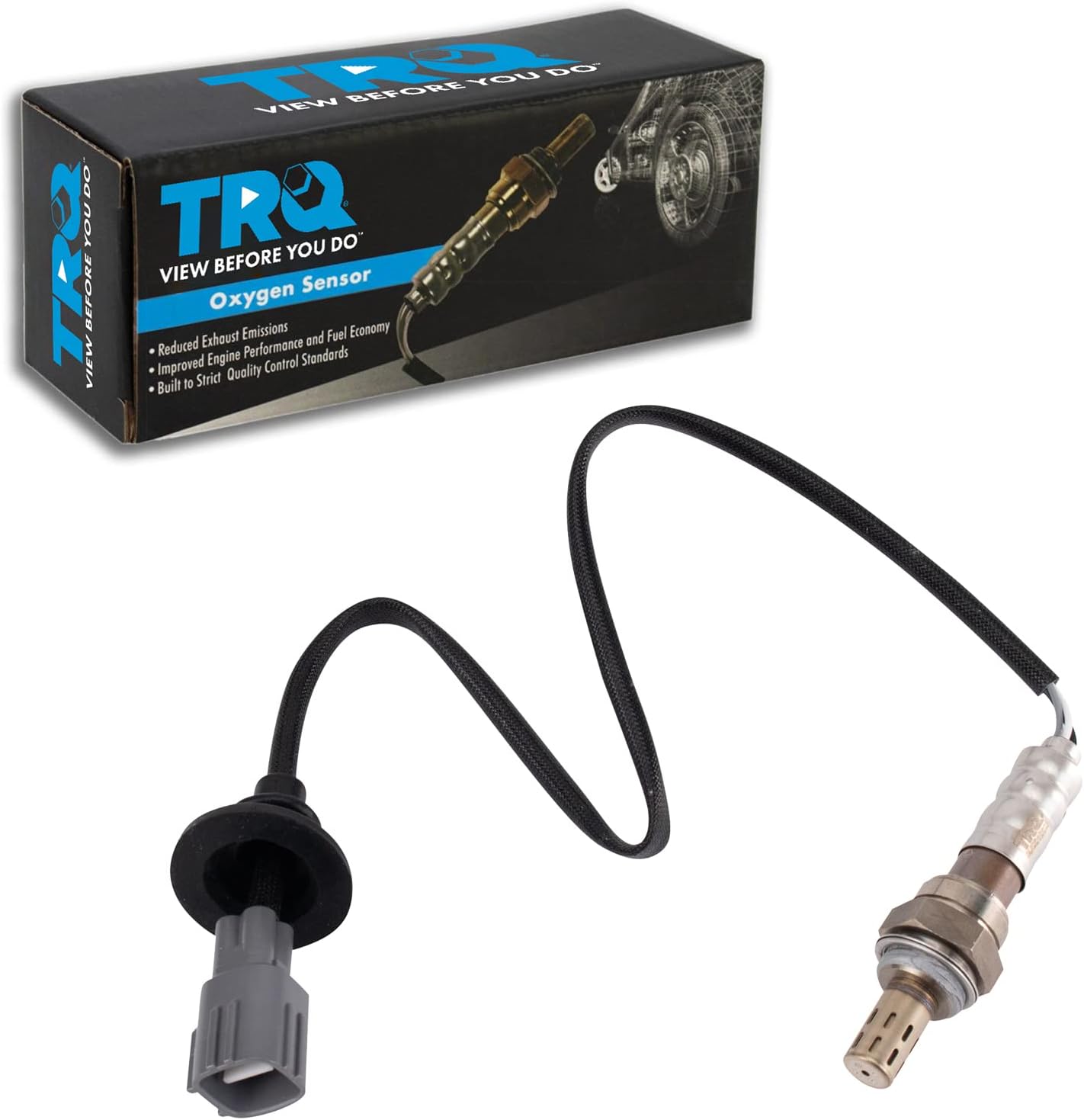 O2 Sensor Denso 234-4209 Universal Oxygen Sensor With 11.5 4-Wire ...