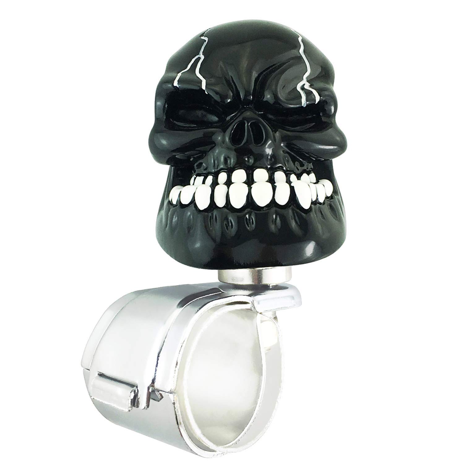Snapklik.com : Abfer Skull Steering Wheel Suicide Knob Car Turning ...