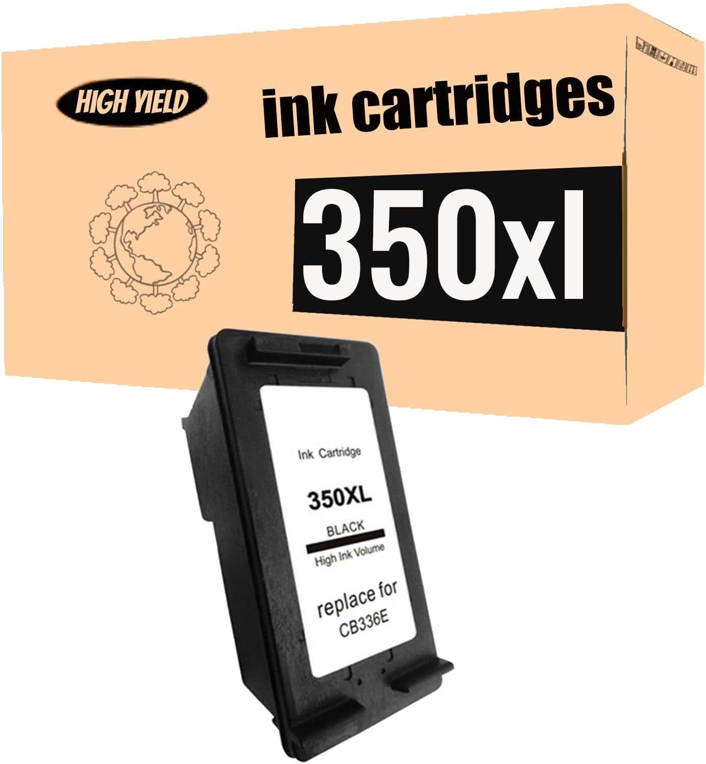 Amazon.co.jp: 互換性のあるインクカートリッジの交換 for HP 350xl高収量DESKJET D4200 D4245 ...