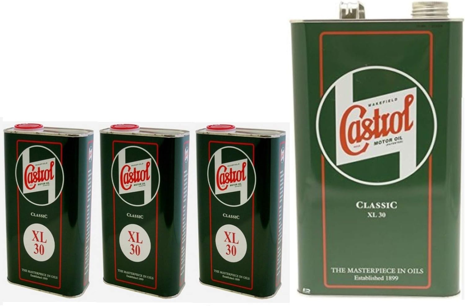 Castrol Bundle Classic XL30 Monograde SAE 30 Engine Oil, 7.54 Litres ...