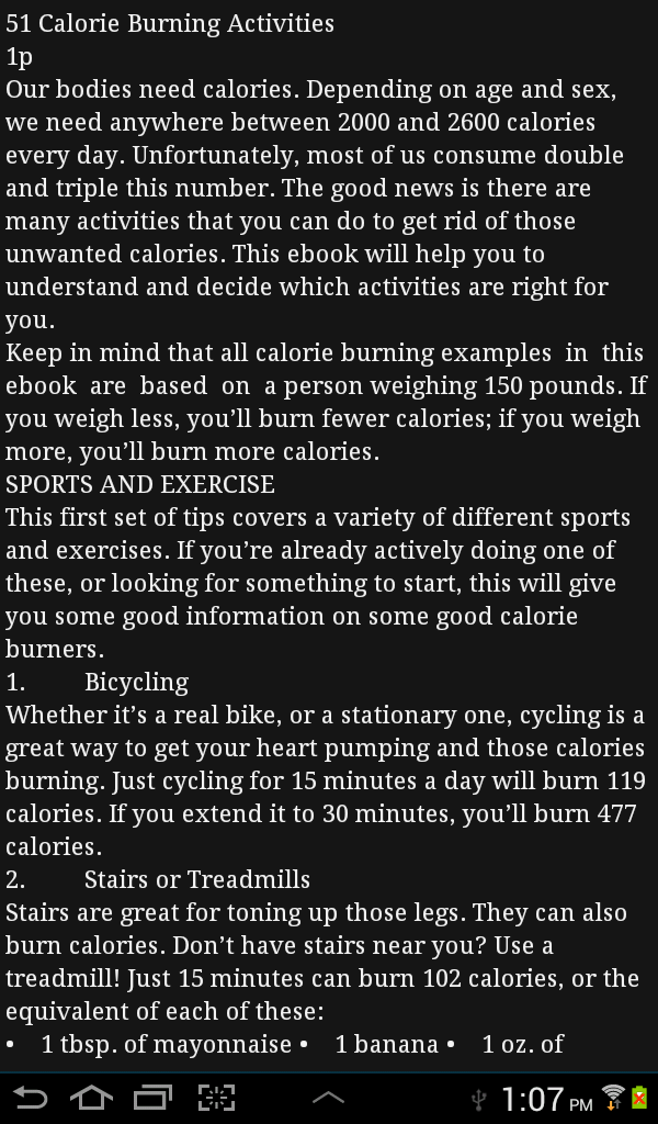 51 Calorie Burning Activities - App on Amazon Appstore
