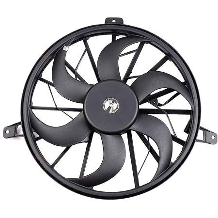 Amazon.com: Radiator Cooling Fan Blade with Motor Replacement for Jeep ...