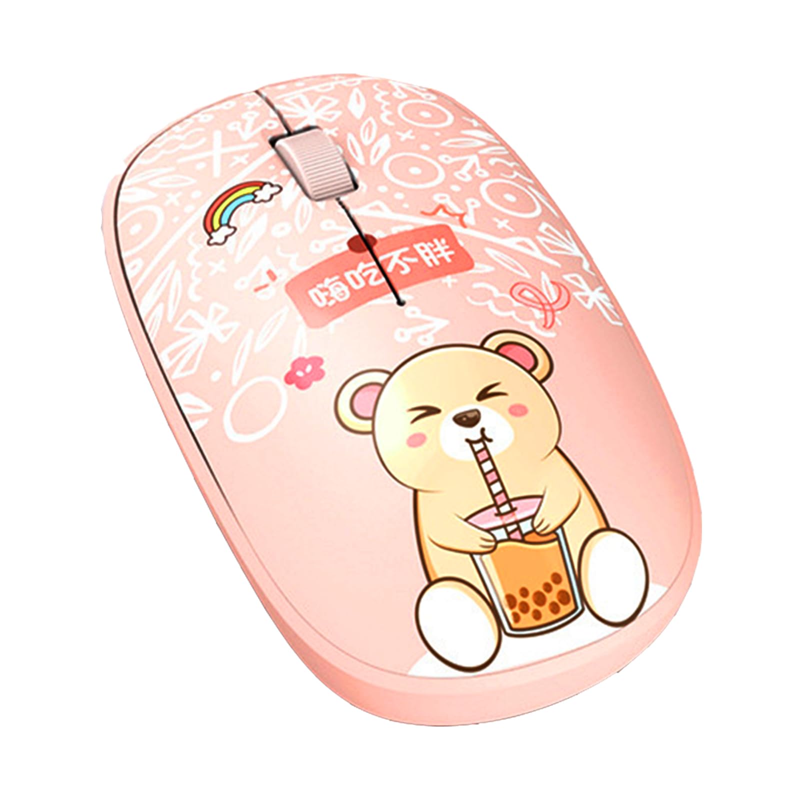 Amazon.com: Justdfine Computer Mouse,2.4G Cute Silent Wireless Mouse ...