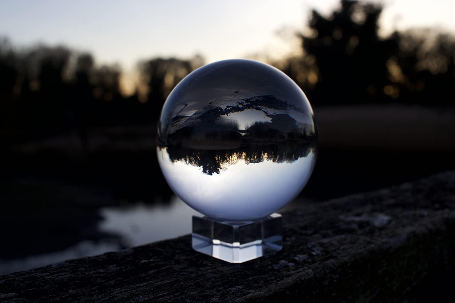 MerryNine K9 Crystal Ball with stand for Photography crystal sphere ...