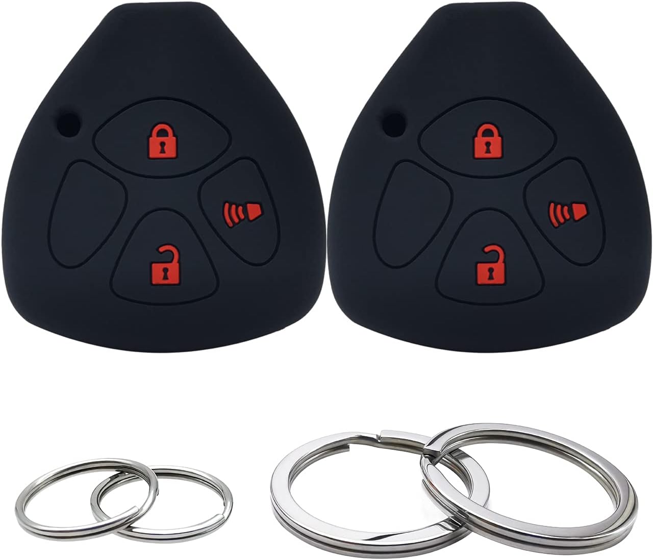 Amazon.com: Rpkey Silicone Keyless Entry Remote Control Key Fob Cover ...