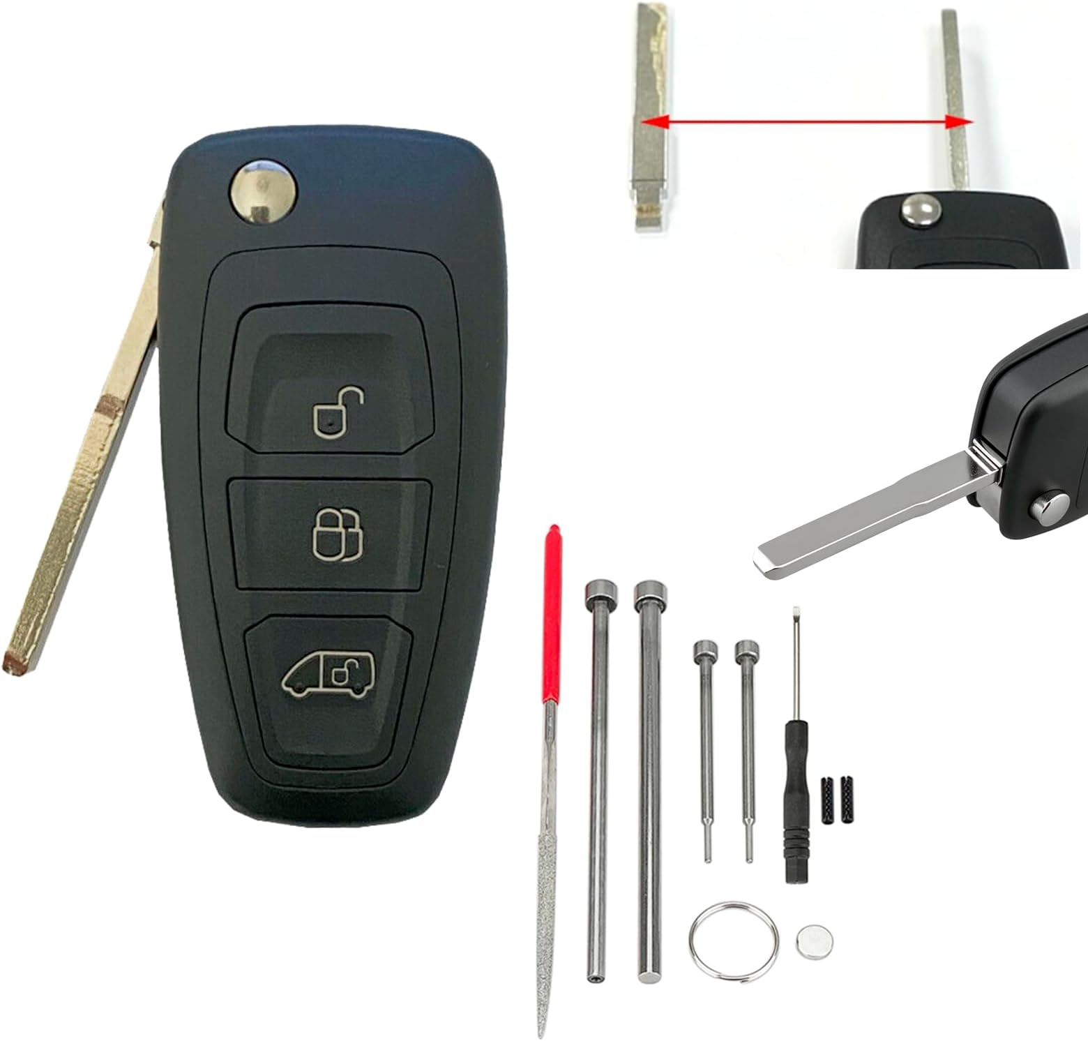 For Ford Key Car Key Ford Focus For Ford Fiesta Key Fob Ford Mondeo ...