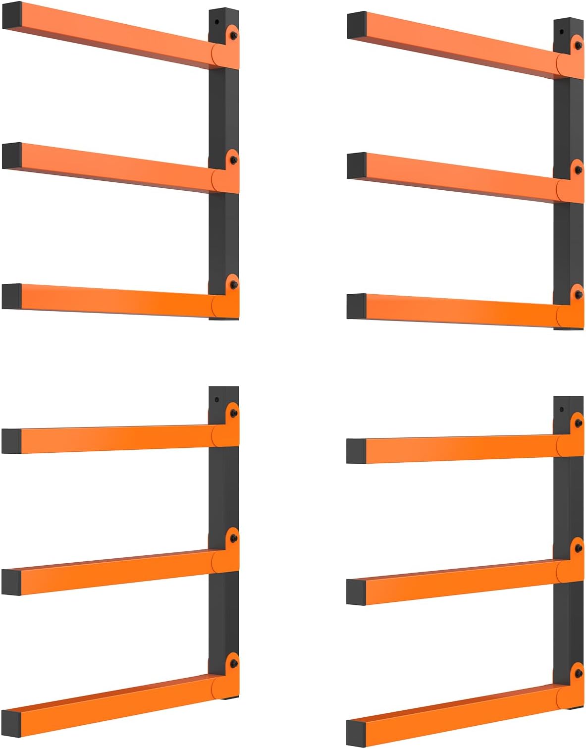 Amazon.com: ECOTRIC 6 Levels Shelf Lumber Rack Lumber Storage Rack ...