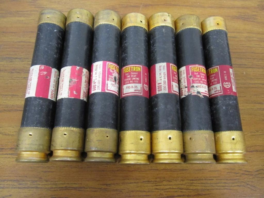 Bussmann FRS-R-35 Fusetron Fuse FRSR35 (Pack of 7): Amazon.com: Tools ...