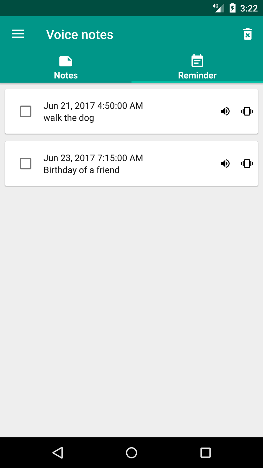 Voice notes - quick recording of ideas - App on Amazon Appstore
