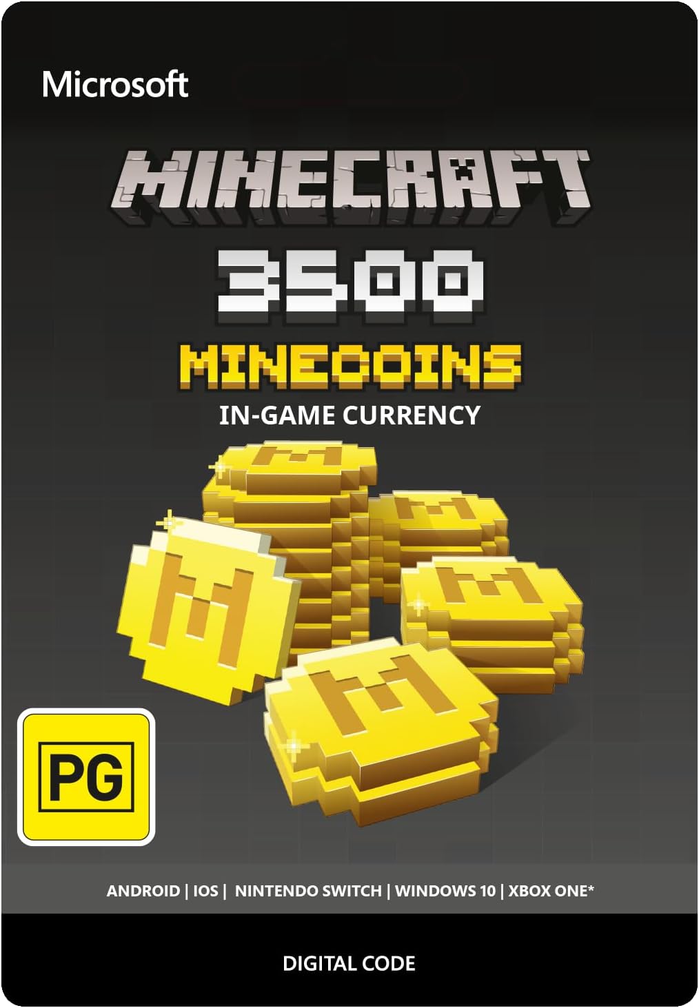 Minecraft: 3500 Minecoins Pack [Digital Code] : Amazon.com.au ...